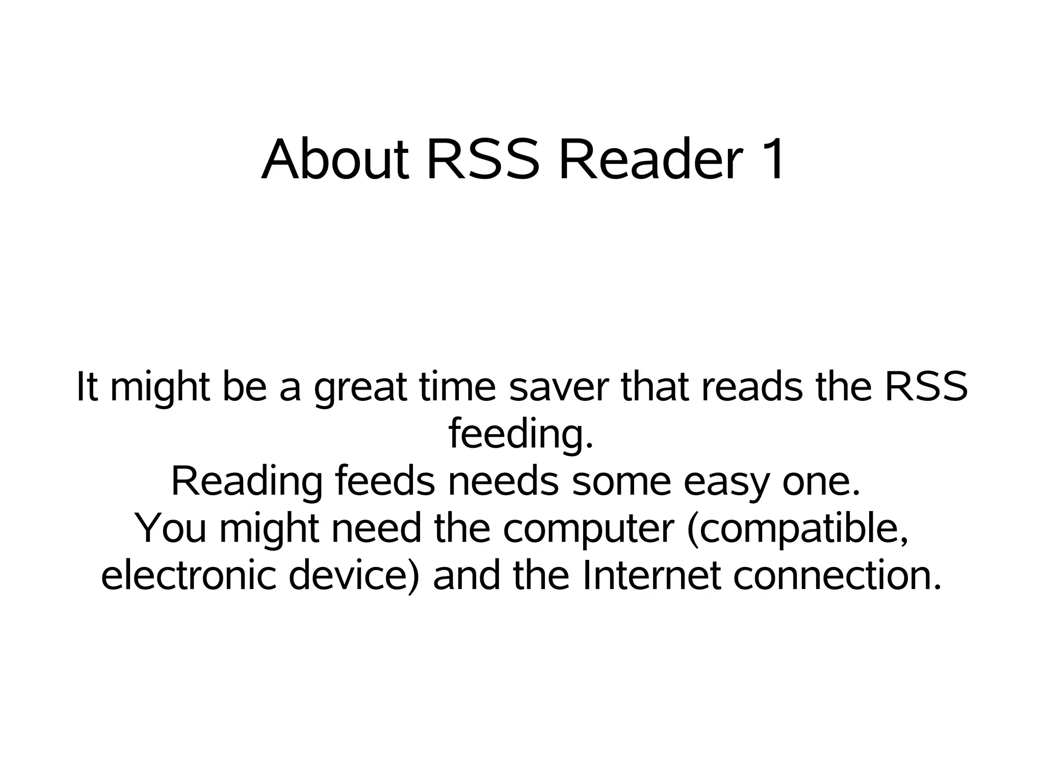 How Rss Works | PPT