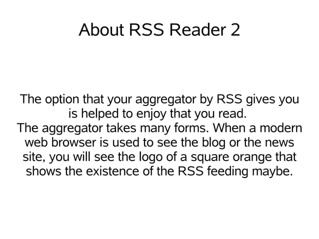 How Rss Works | PDF