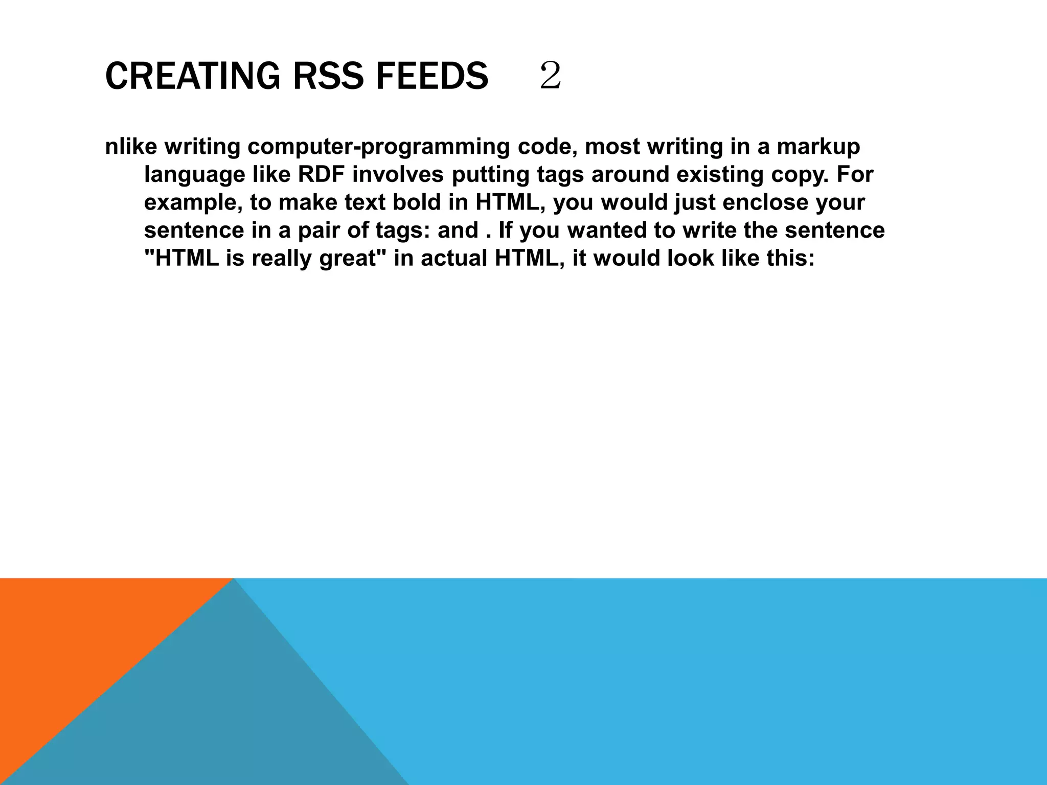 How rss works | PPTX
