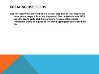 How rss works | PPTX