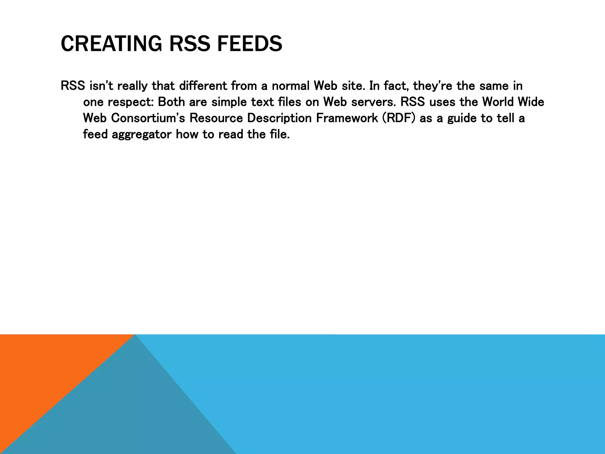 How rss works | PPT