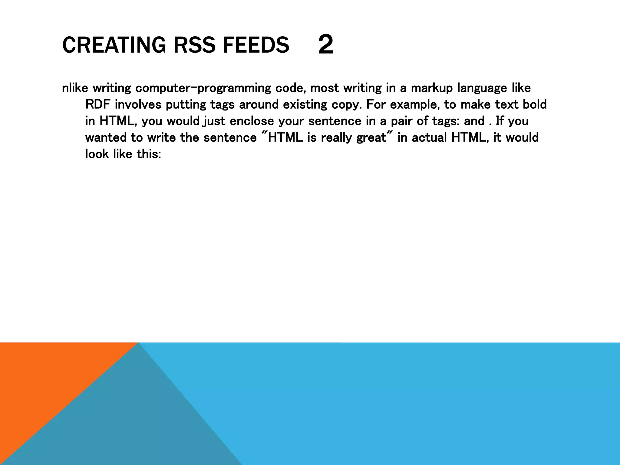 How rss works | PPT