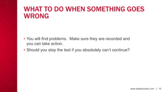 How to run a tabletop DR test | PPT