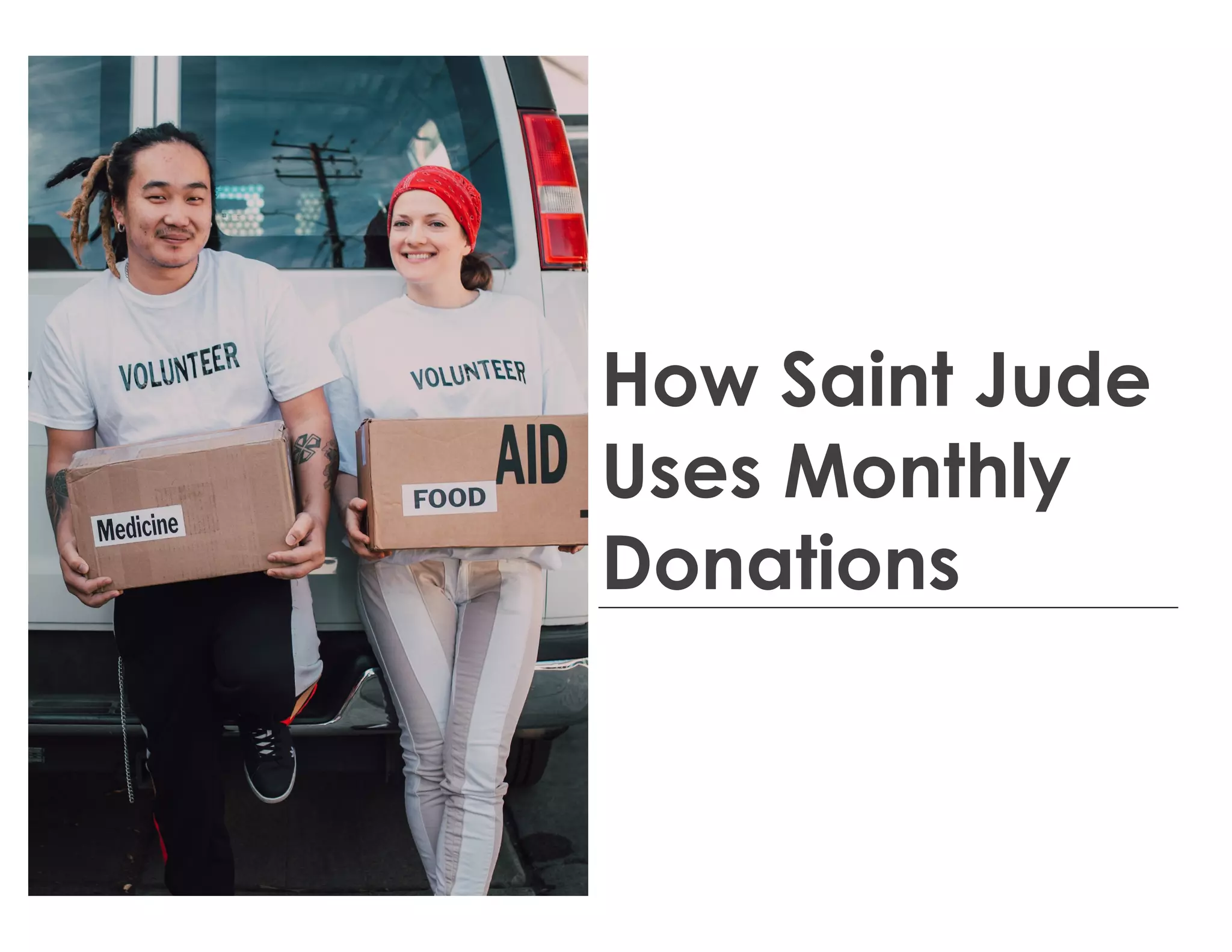 How Saint Jude Uses Monthly Donations | PDF | Credit Cards | Personal Debt