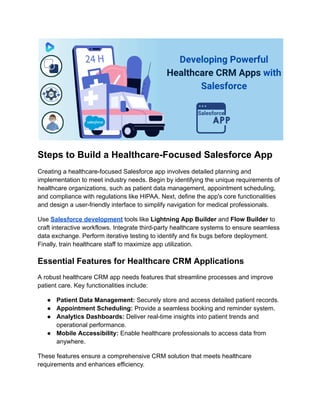 Why Salesforce Integration is Key for Healthcare CRM Success? | PDF