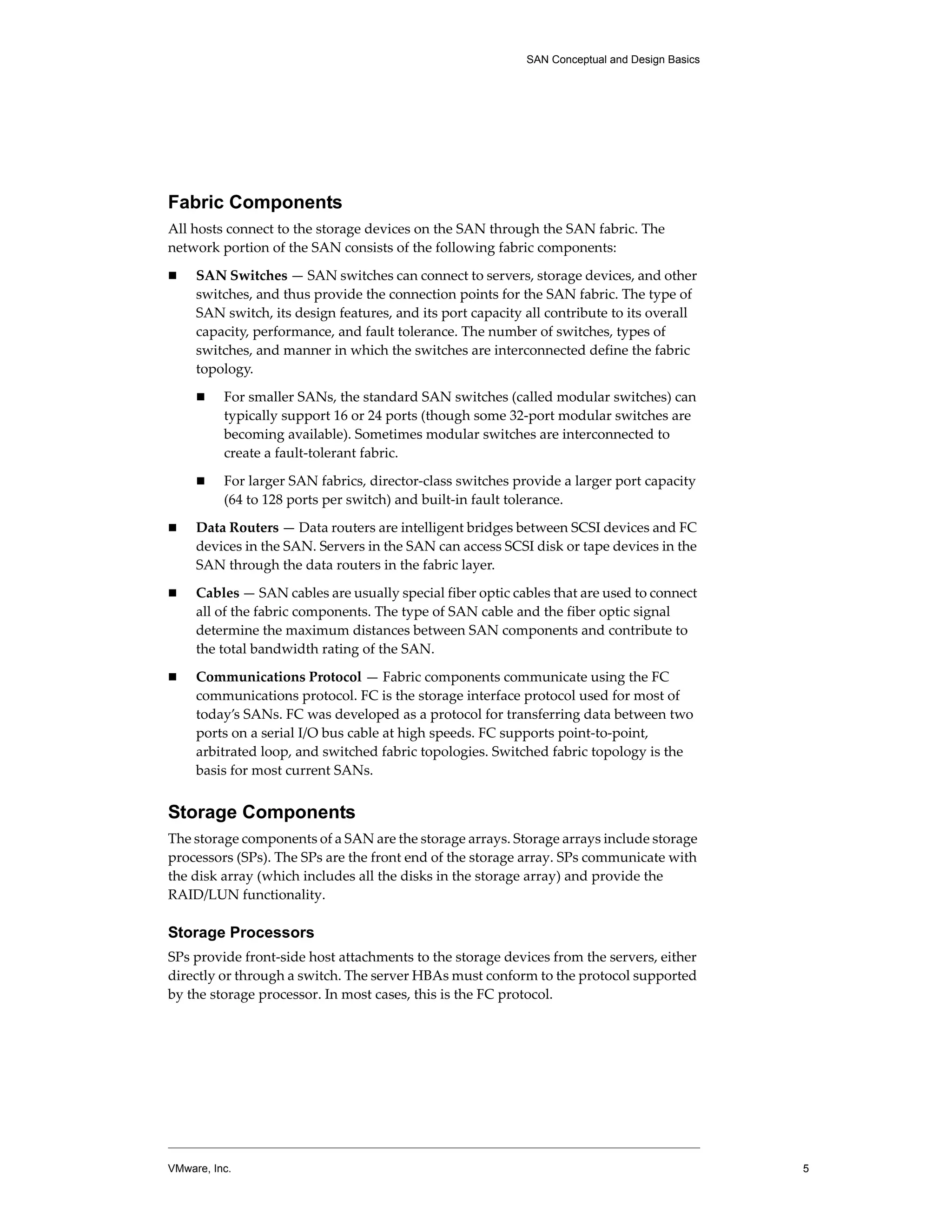 How san switch works | PDF