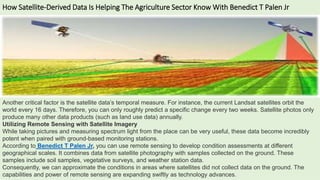 How Satellite-Derived Data Is Helping The Agriculture Sector Know With ...
