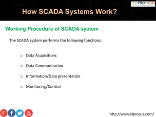 How scada systems work | PPTX
