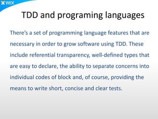 How Scala promotes TDD | PPT