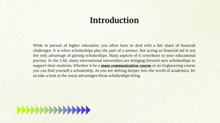 How Scholarships Can Make Higher Education Affordable and More.pptx