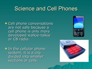 How science applies to cell phones | PPT | Science