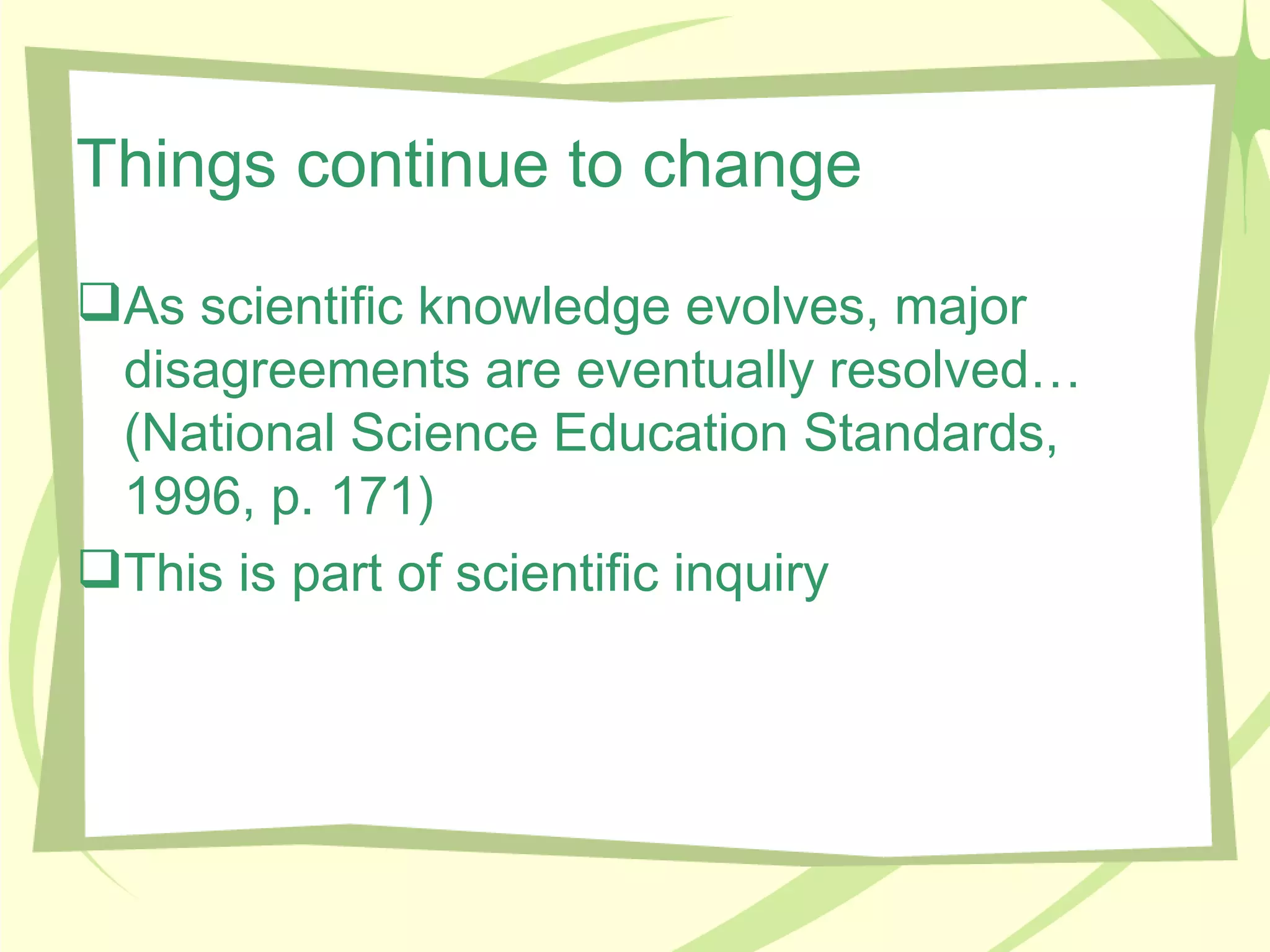 How science changes | PPT
