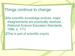 How science changes | PPT