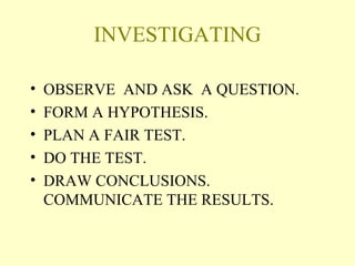 How scientists work (science) | PPT