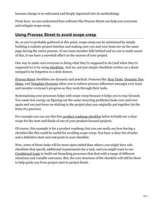How Scope Creep Negatively Impacts Project Success (& How to Fix It) | PDF