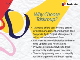 Scrum Project Management Tools for Improved Collaboration | PPTX