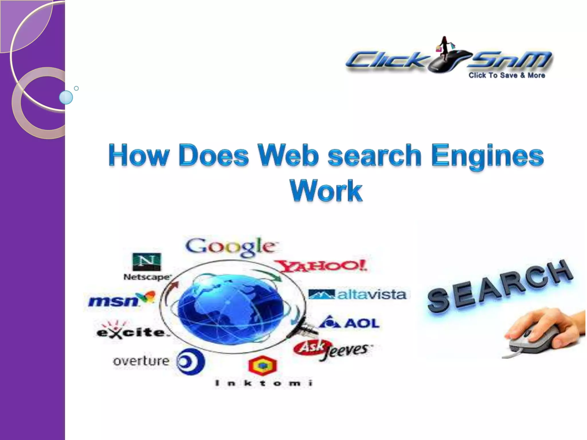 How search engine works | PPTX