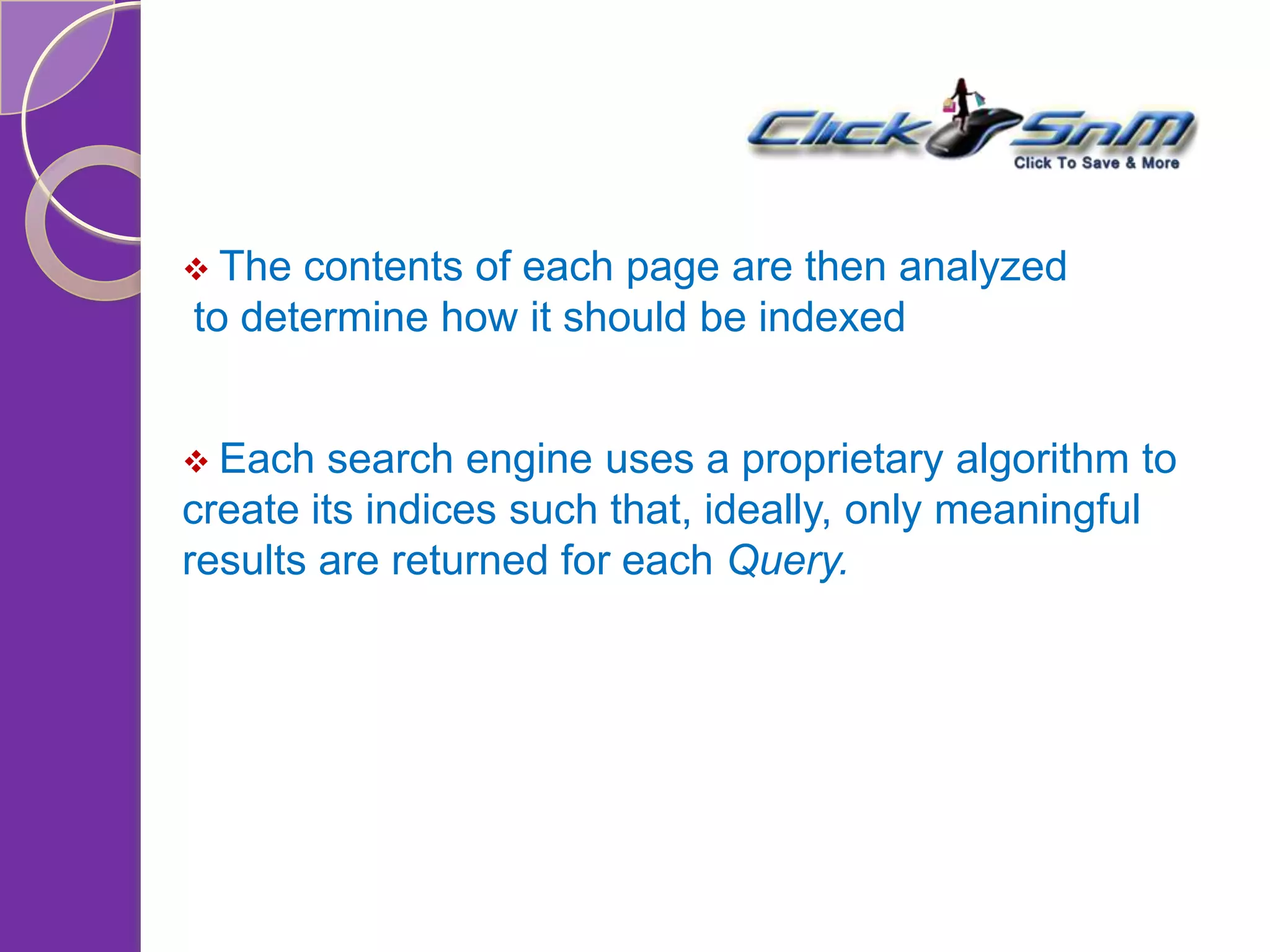 How search engine works | PPTX