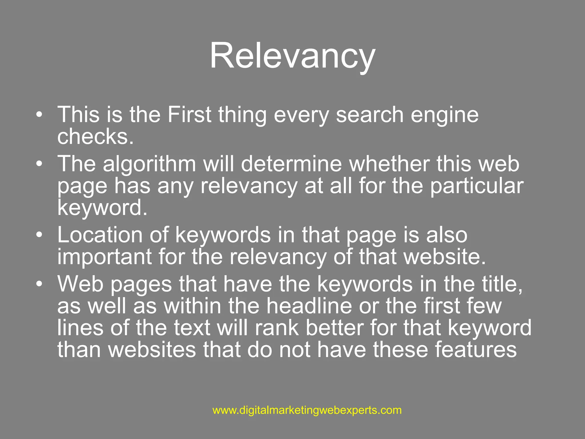 how search engine works in google search engine | PPT