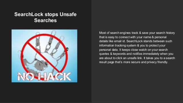 How searchlock protects your web searches