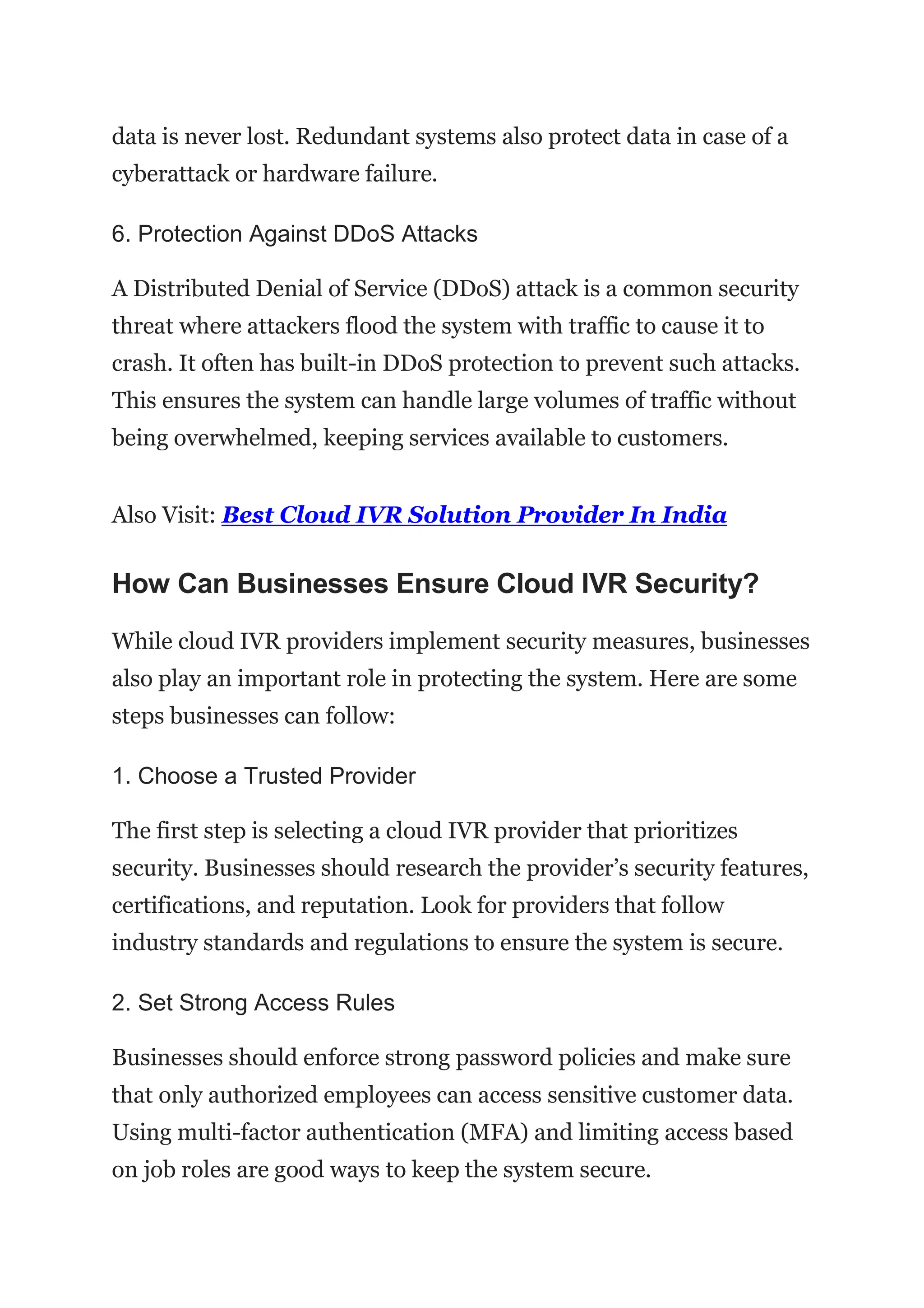 How Secure is a Cloud IVR System? and Its Benefits.pdf
