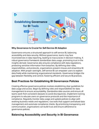 Top Benefits of Implementing Self-Service BI in Your Business | PPTX