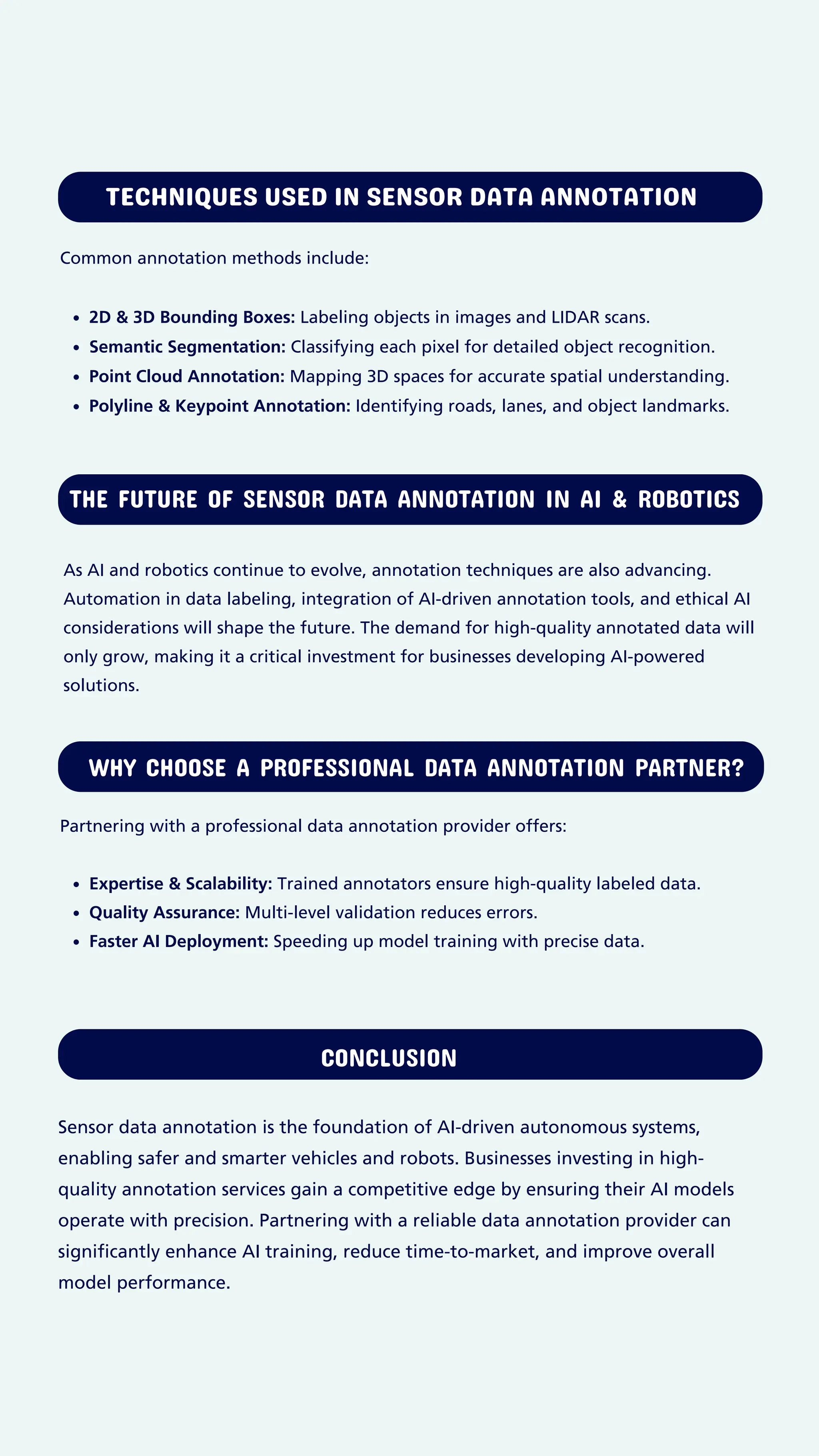 How Sensor Data Annotation Powers Autonomous Vehicles and Robotics | PDF
