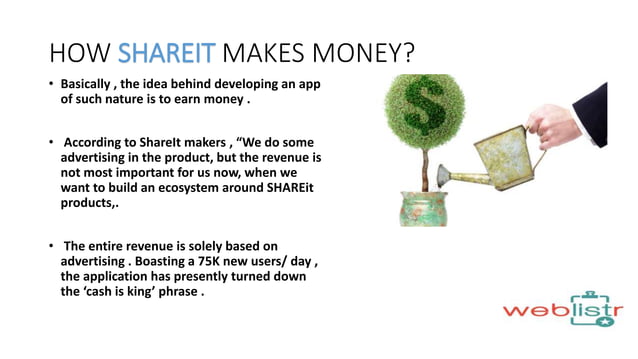 How shareit makes money | PPT