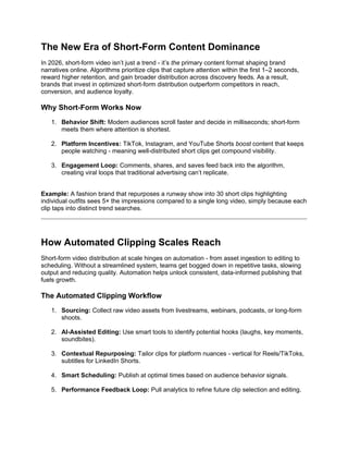 How Short‑Form Video Distribution Shapes Brand Growth in 2026.docx