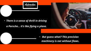 How Should Porsche Owners React To A Chassis System Failure Warning | PPT