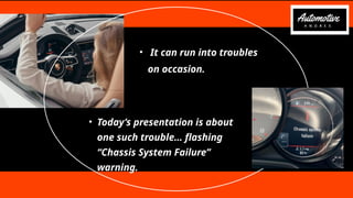 How Should Porsche Owners React To A Chassis System Failure Warning | PPT