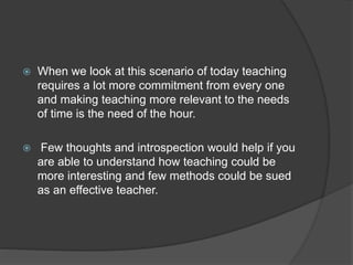 How A Teacher Should Be? | PPTX