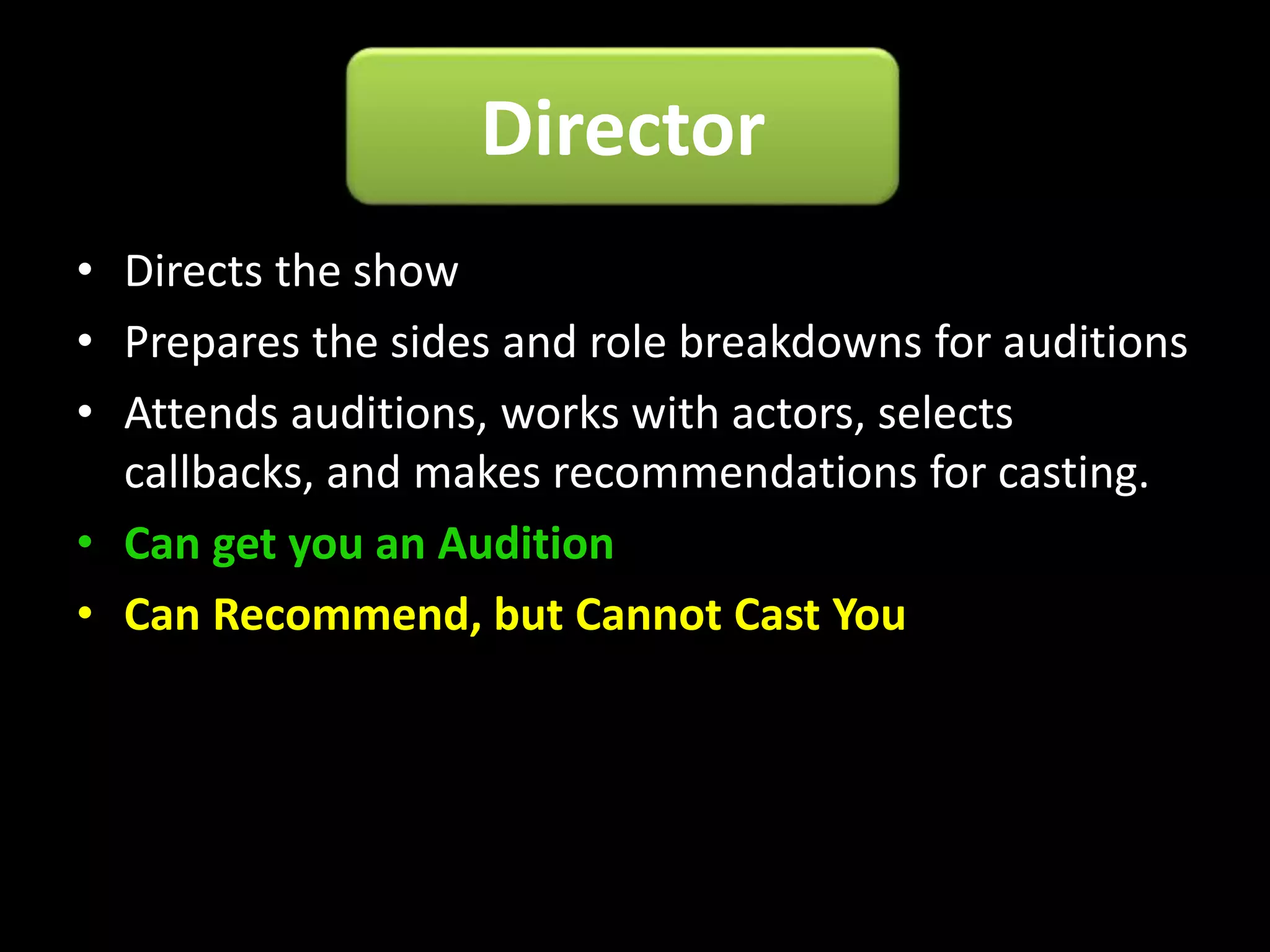 How shows get cast | PPTX