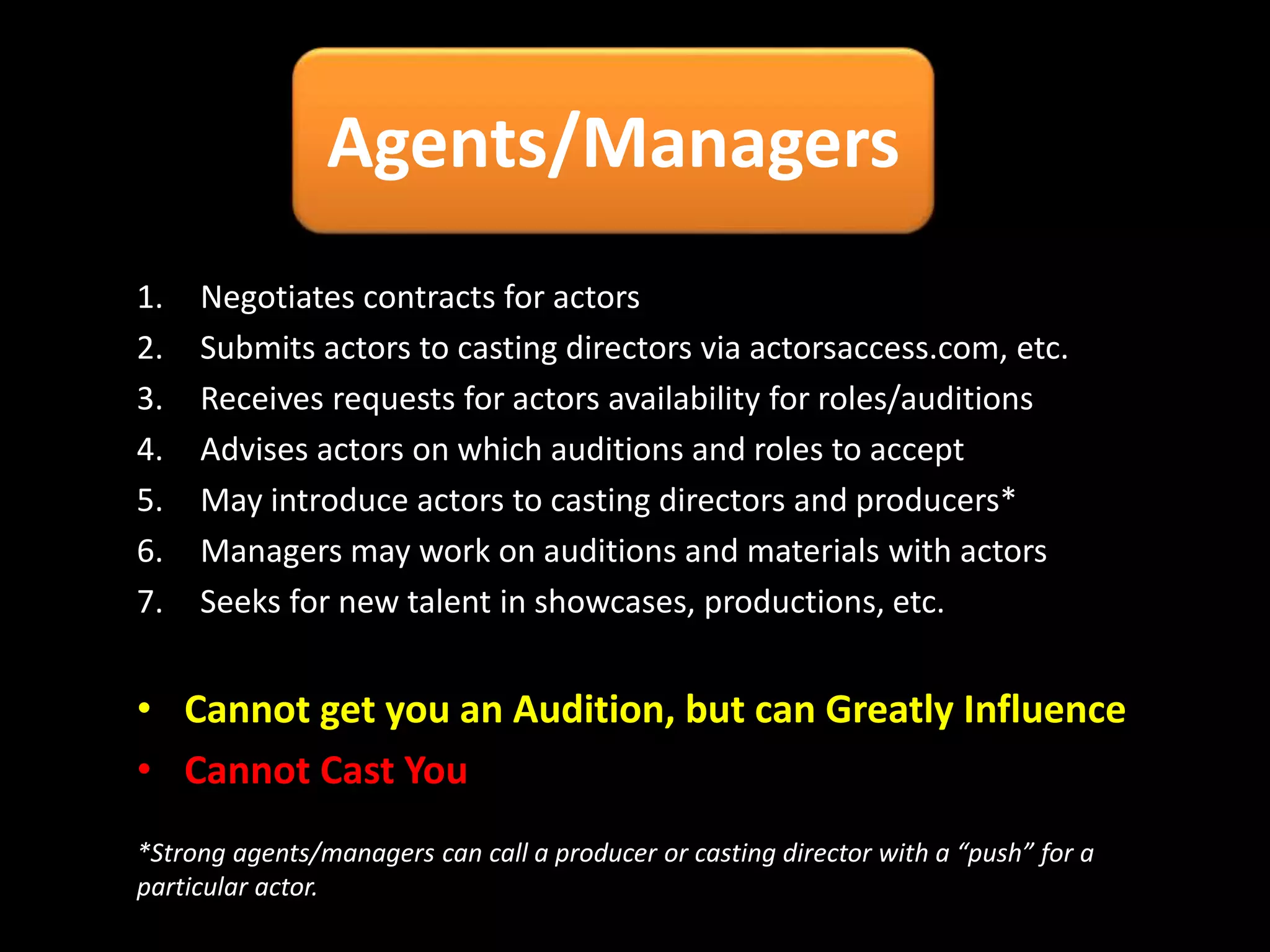 How shows get cast | PPTX