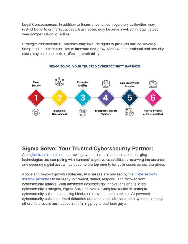 How Sigma Solve Resolves Cybersecurity Challenges | PDF