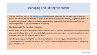 How Skillful Editing Elevates Documentary Filmmaking.pptx