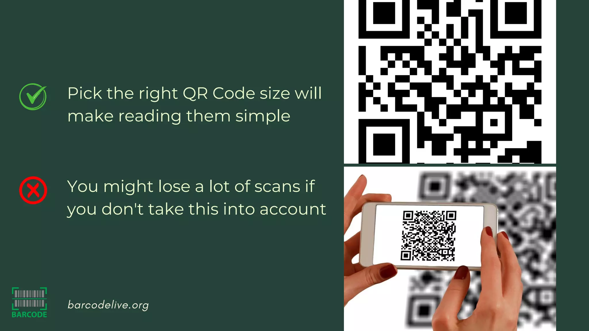 How Small Can A Qr Code Be Detailed Qr Code Sizing Guide Ppt