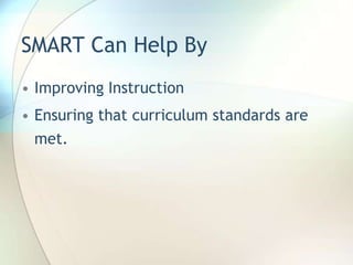 How smart goals can be incorporated into curriculum | PPTX