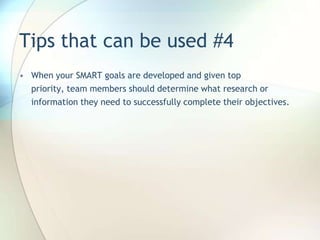 How smart goals can be incorporated into curriculum | PPTX | Education