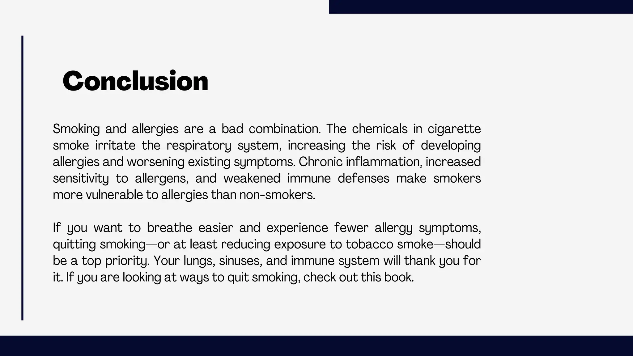 How Smoking Can Worsen Allergies and Increase Your Health Risks | PDF