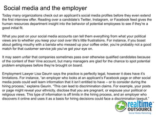 How Social Media Changed the Hiring Process | PPTX