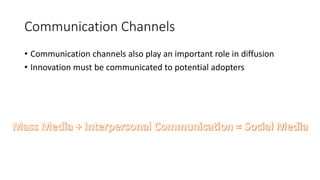 How social media is changing the diffusion process | PPTX