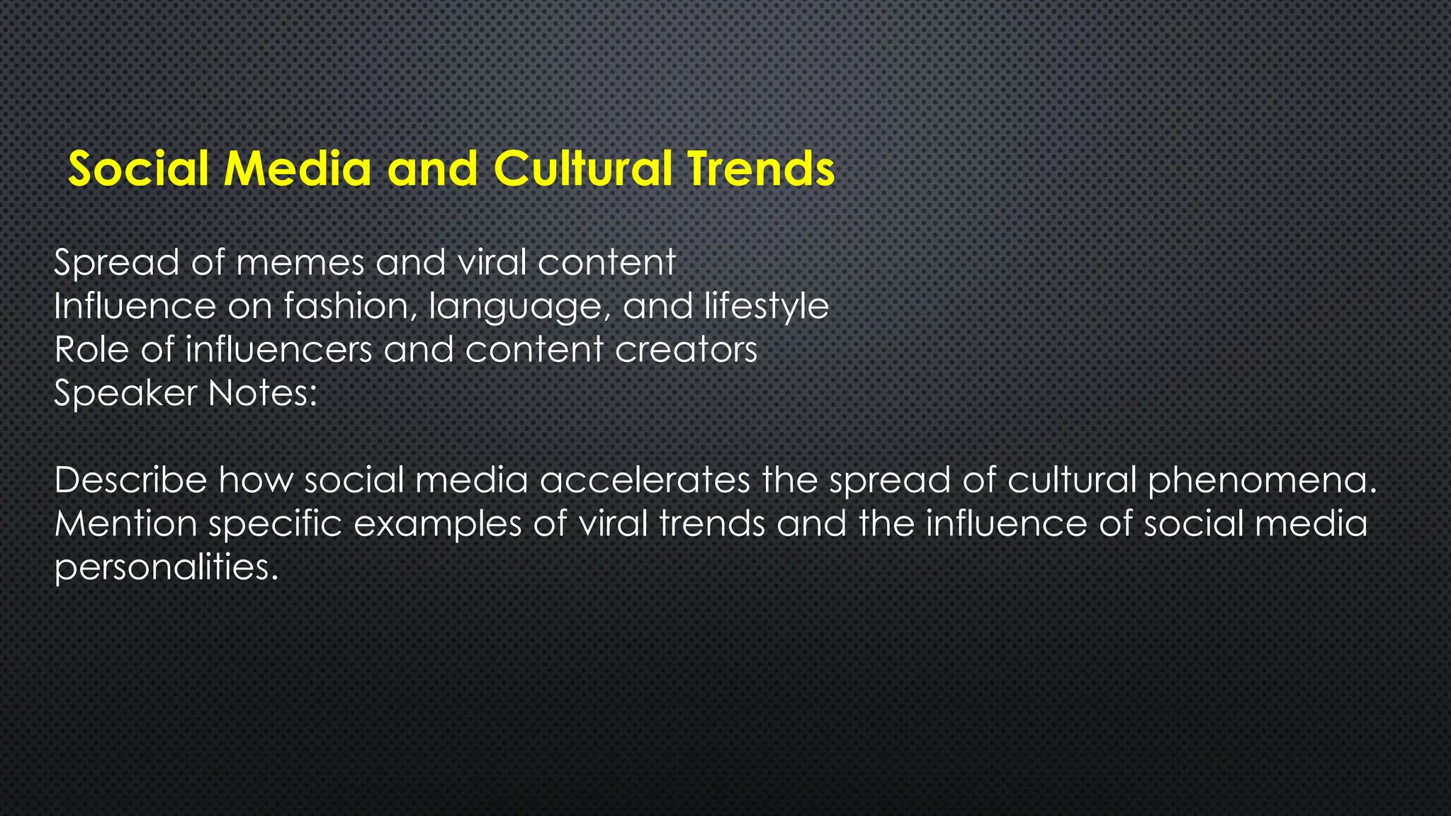 How Social Media Shapes Modern Communication and Cultural.pptx