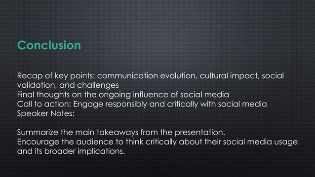How Social Media Shapes Modern Communication and Cultural.pptx | Social ...