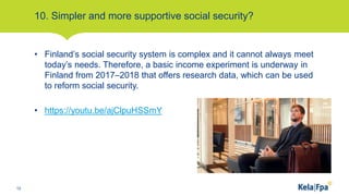 How social security has built finland | PPTX