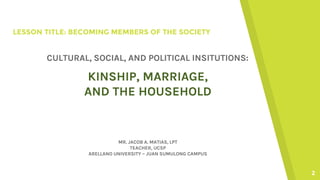 How Society is Organized? | PPTX