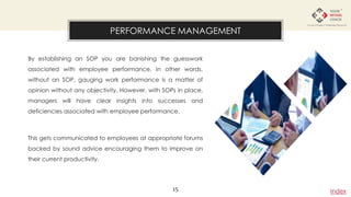 How SOPs can Reduce Cost & Increase Productivity | PPTX