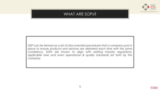 How SOPs can Reduce Cost & Increase Productivity | PPTX