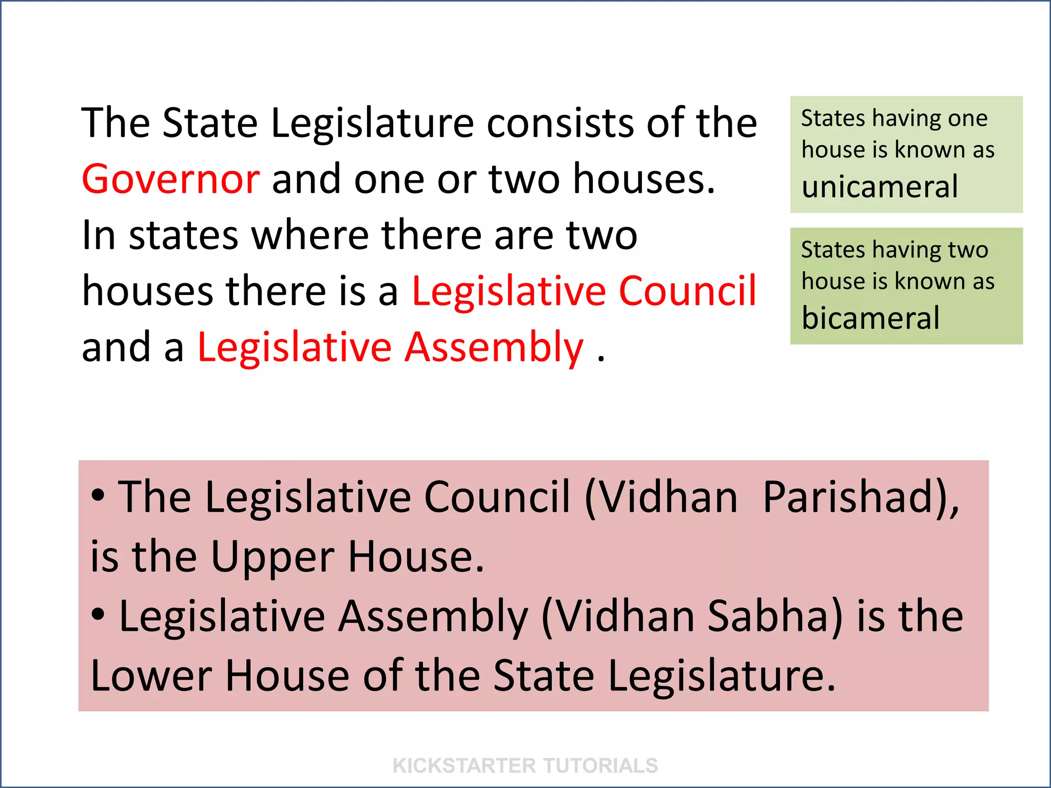 How State Government Works (Grade 7 - Civics) | PPSX