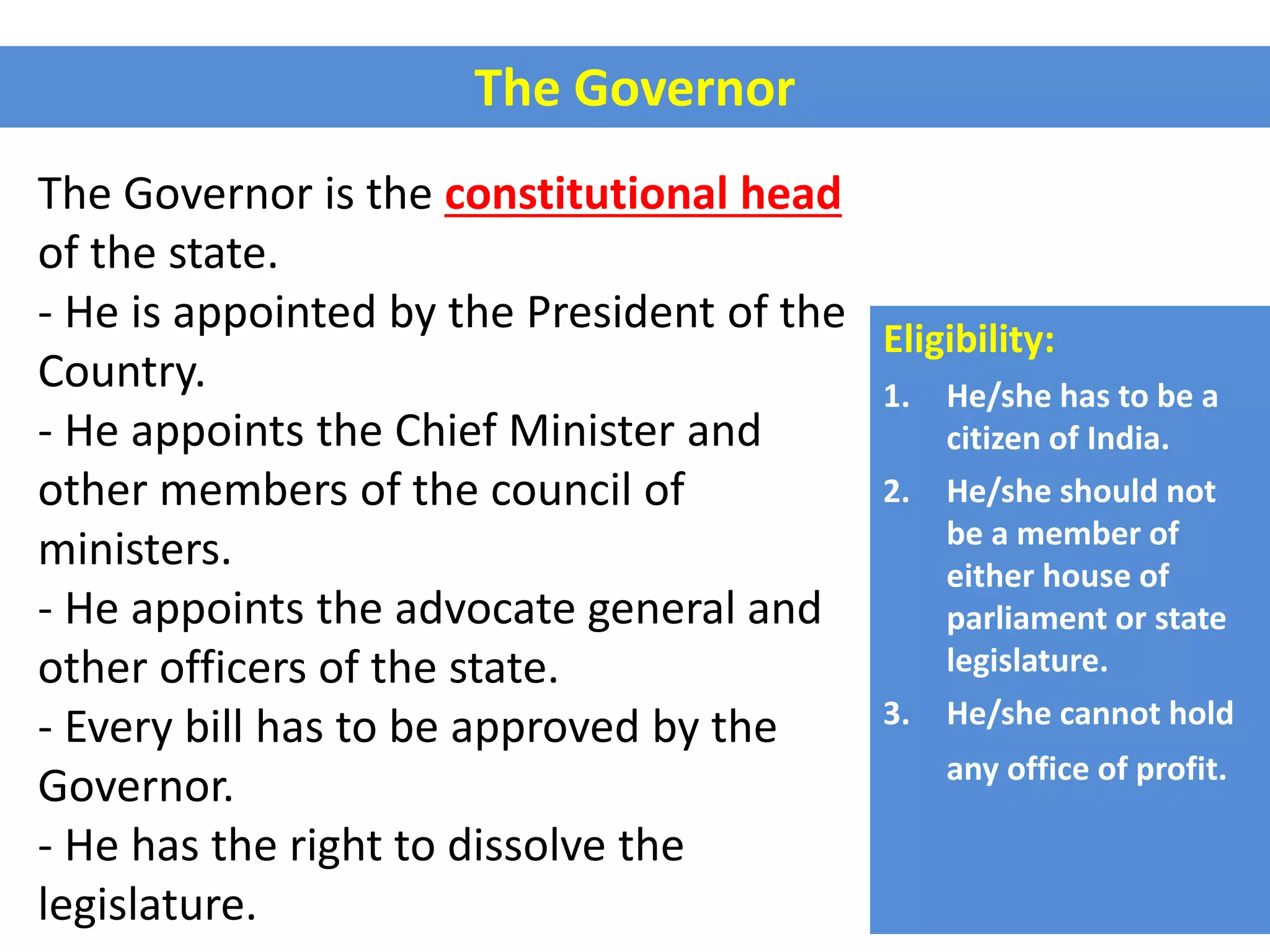 How State Government Works (Grade 7 - Civics) | PPSX